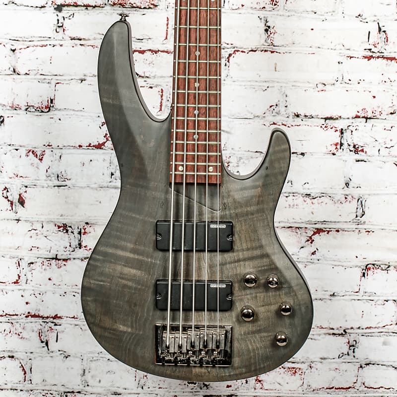 LTD - B-205 - 5-String Electric Bass - Spalted Maple See-Thru | Reverb