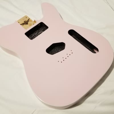 Shell Pink Nitrocellulose Telecaster Body | Reverb