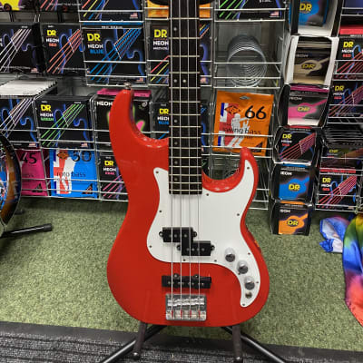 Samick Corsair CR-1 bass in red | Reverb