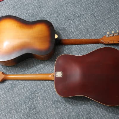 2 Guitar Projects! 2 Vintage Hohner Framus Acoustic Guitars | Reverb