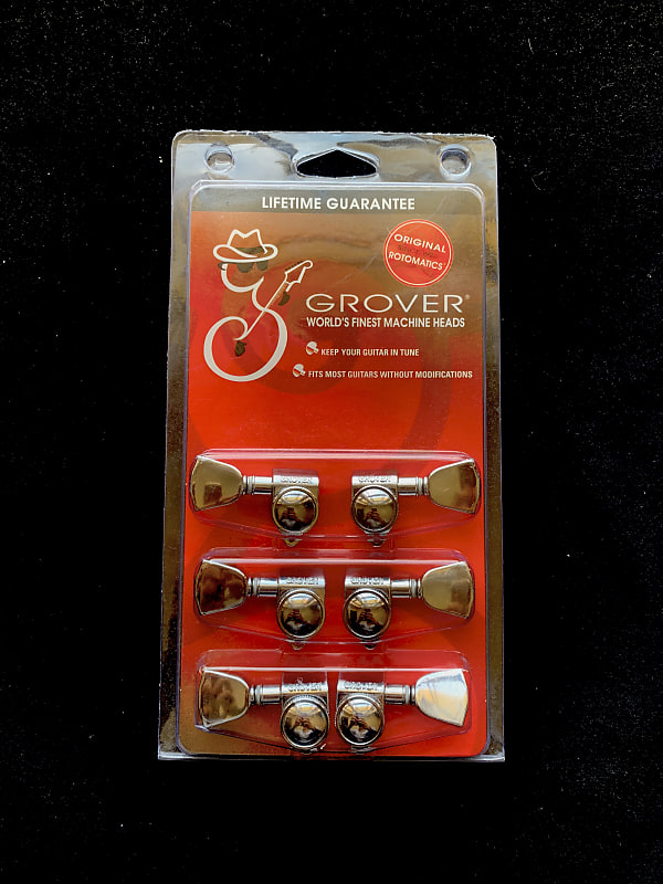 Grover Roto-Grip Keystone Tuners Chrome | Reverb