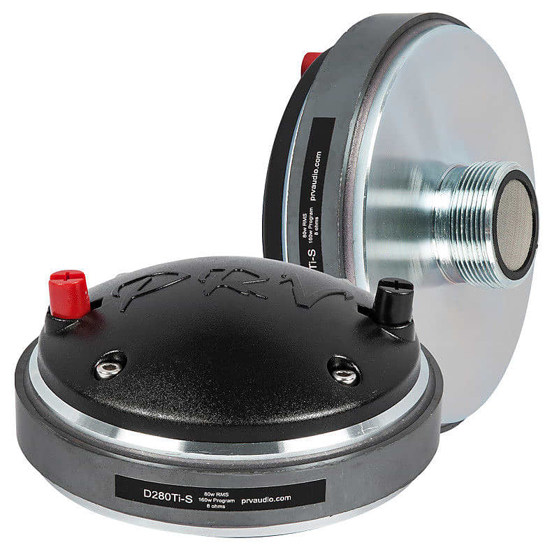 PRV D280Ti-S 1" Titanium Compression Driver 8 Ohm 80W (PAIR) | Reverb