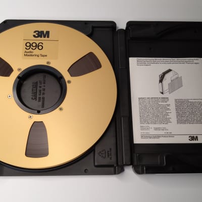 3M 996 Unused Audio Mastering Tape 1/2in. × 2500ft - Gold | Reverb