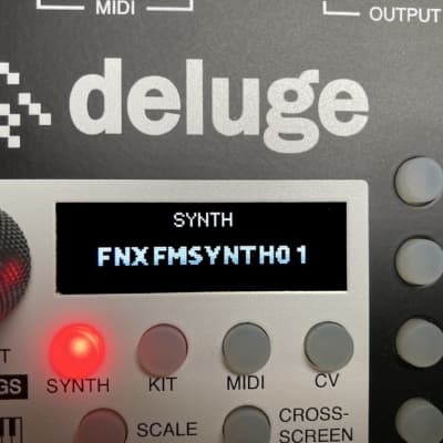 Synthstrom Audible Deluge with New OLED Retrofit Screen | Reverb
