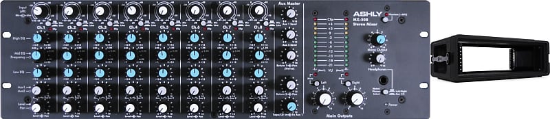 Ashly MX508 8-channel Rackmount Mixer Bundle with SKB | Reverb