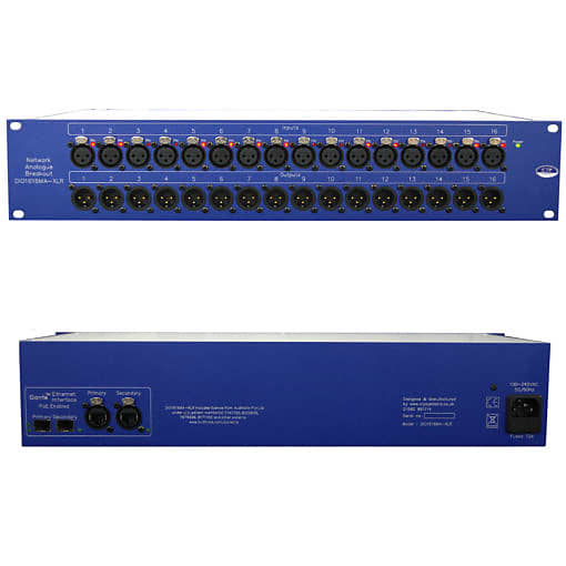 CTP Systems DIO1616MA-XLR (2RU) Dante Mic Amp / Interface | Reverb