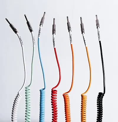 Voltage Cable Co. Vintage Cable Straight - Straight (Black) | Reverb