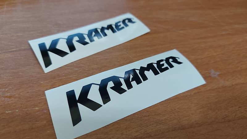 Kramer Vinyl Decal Sticker x2 (two pieces!) | Reverb