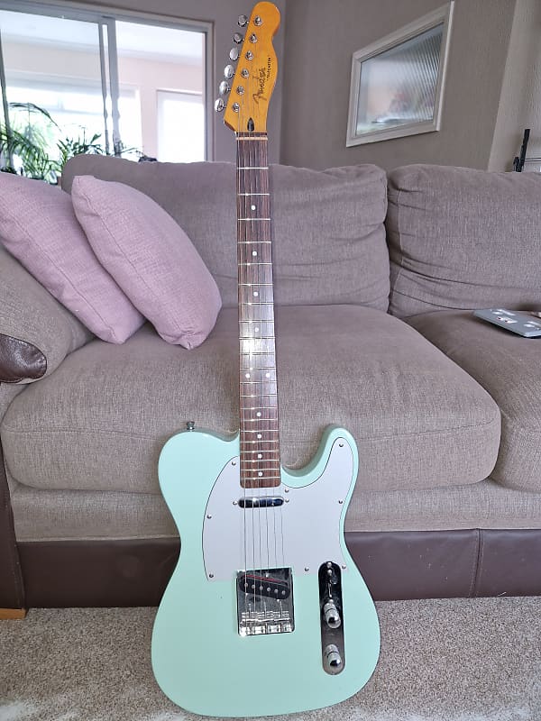 Custom Telecaster, Sea foam/ surf green, Nitro | Reverb