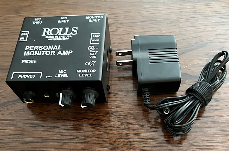 Rolls PM50s Personal Monitor Amplifier Black | Reverb