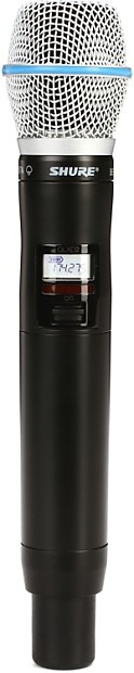 Shure QLXD2/BETA87A Wireless Handheld Microphone Transmitter | Reverb