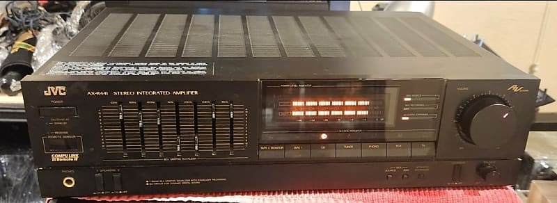 JVC Vintage JVC AX-R441 Stereo Integrated Power Amplifier 100 | Reverb