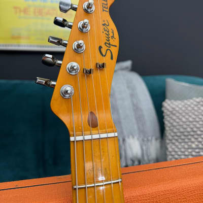 Vintage 1983 1984 Fender Squier Telecaster MIJ 'SQ' Black | Reverb