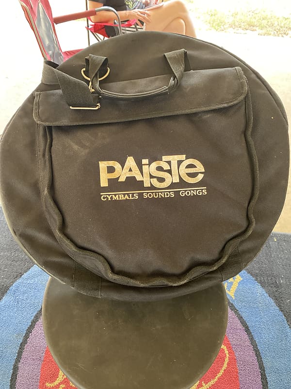 Paiste Cymbal bag 80s 90s - Black | Reverb
