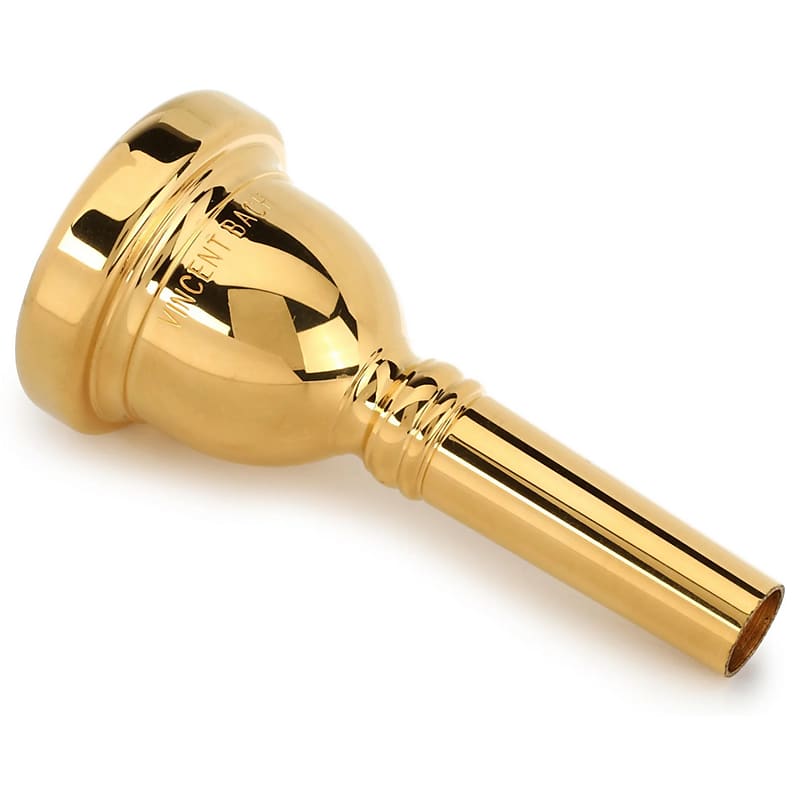 Bach Classic Trombone Small Shank Gold Plated Mouthpiece 7C | Reverb