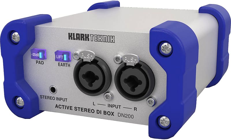 Klark Teknik DN200 V2 2-Channel Active DI Box | Reverb