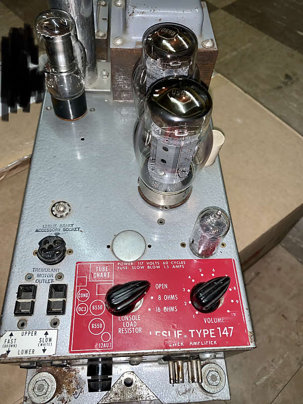 Rebuilt Leslie 147 amp with Tubes | Reverb