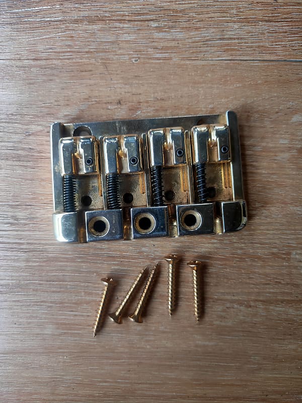 Ibanez Accucast Accu-cast B20 Bass Bridge 4 String Gold | Reverb