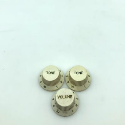 Vintage Tokai? Stratocaster Style Volume & Tone Knobs Aged | Reverb