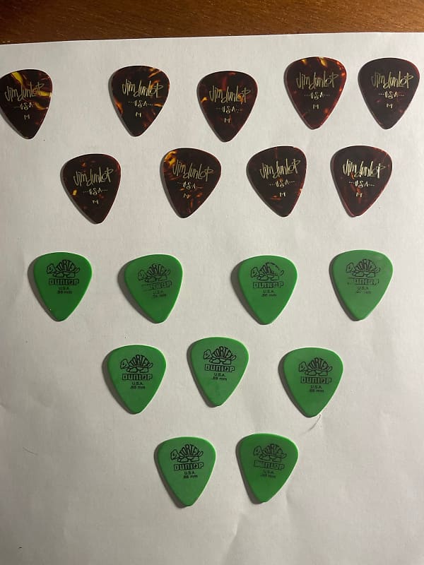Jim Dunlop Tortoise and Tortex Guitar Picks (18) | Reverb