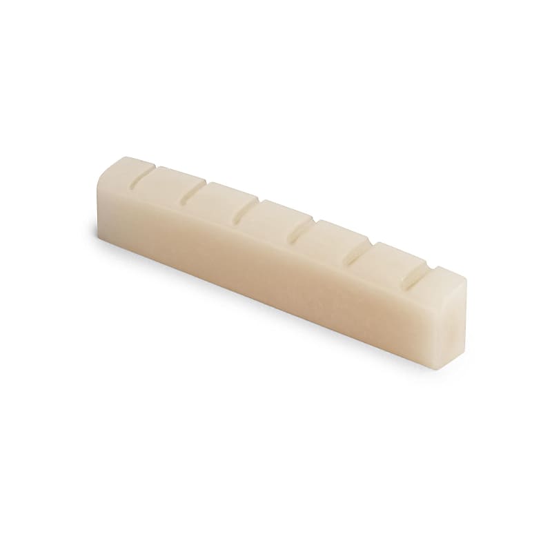 StewMac Slotted Unbleached Bone Nut, For Gibson, standard | Reverb
