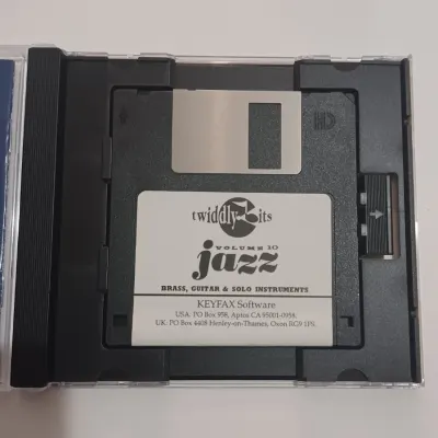 Keyfax Software Twiddly Bits Volume 10 Jazz Floppy Disk 1997 | Reverb