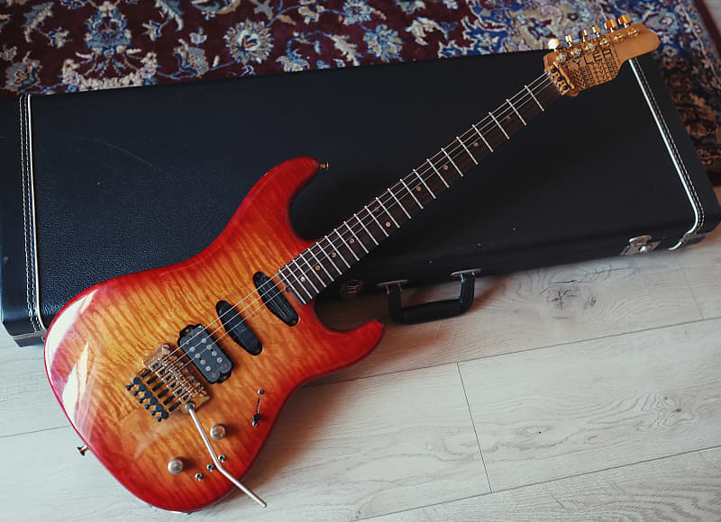 James Tyler "Superstrat" 1991 Flame maple body | Reverb