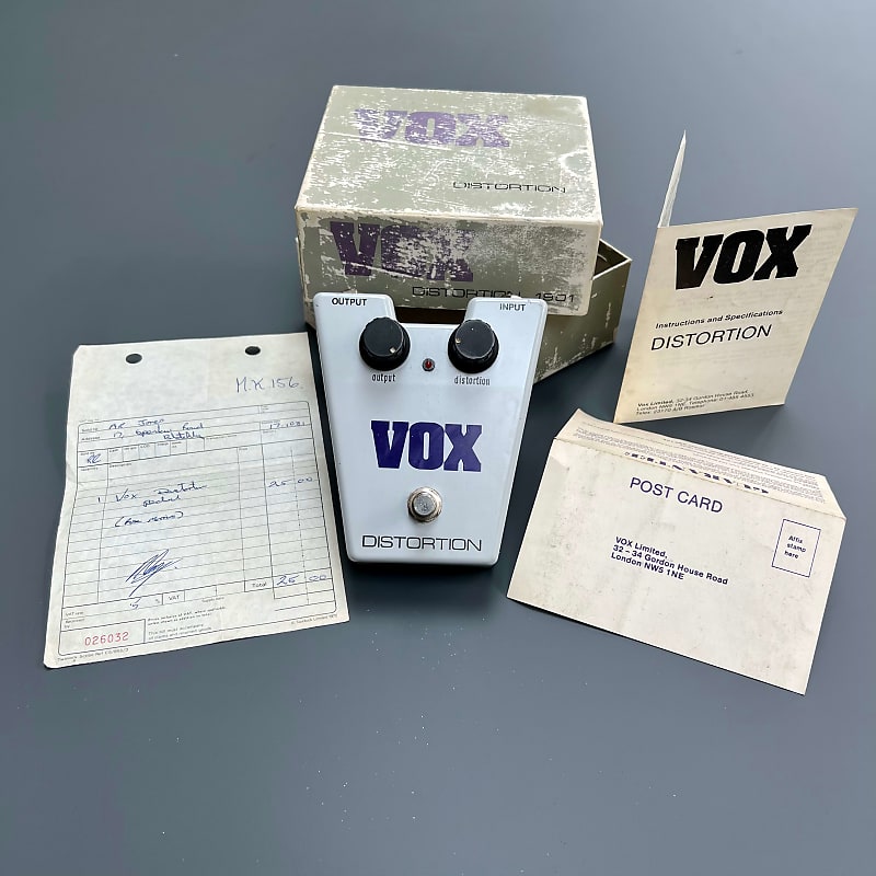 Vox Distortion model 1901 (1981) - original invoice - | Reverb Hungary