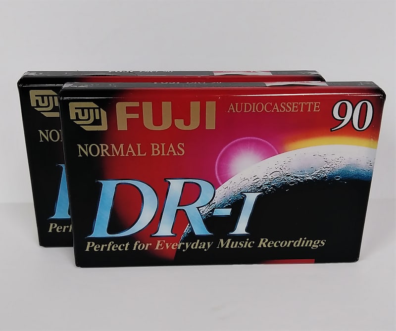 Fuji Normal Bias DR-1 90 minute Audio Cassettes / 2 Pack | Reverb