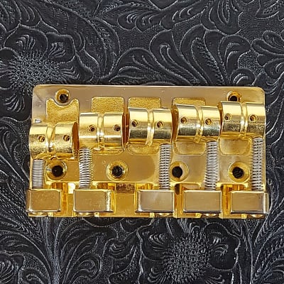 Gotoh Quick Release 5-String Bass Bridge Gold | Reverb