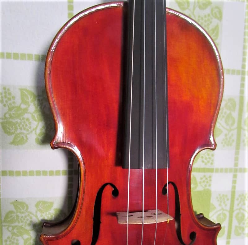 French violin labeled Pacherele 2020, outfit with bow and | Reverb