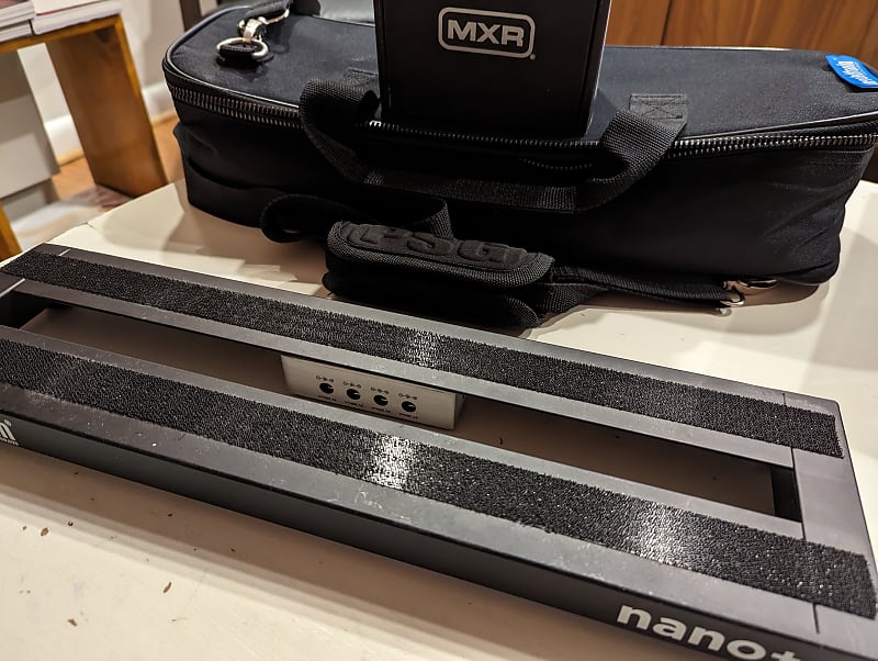 Pedaltrain Nano+ w/ MXR M239 Mini Iso-Brick power supply | Reverb