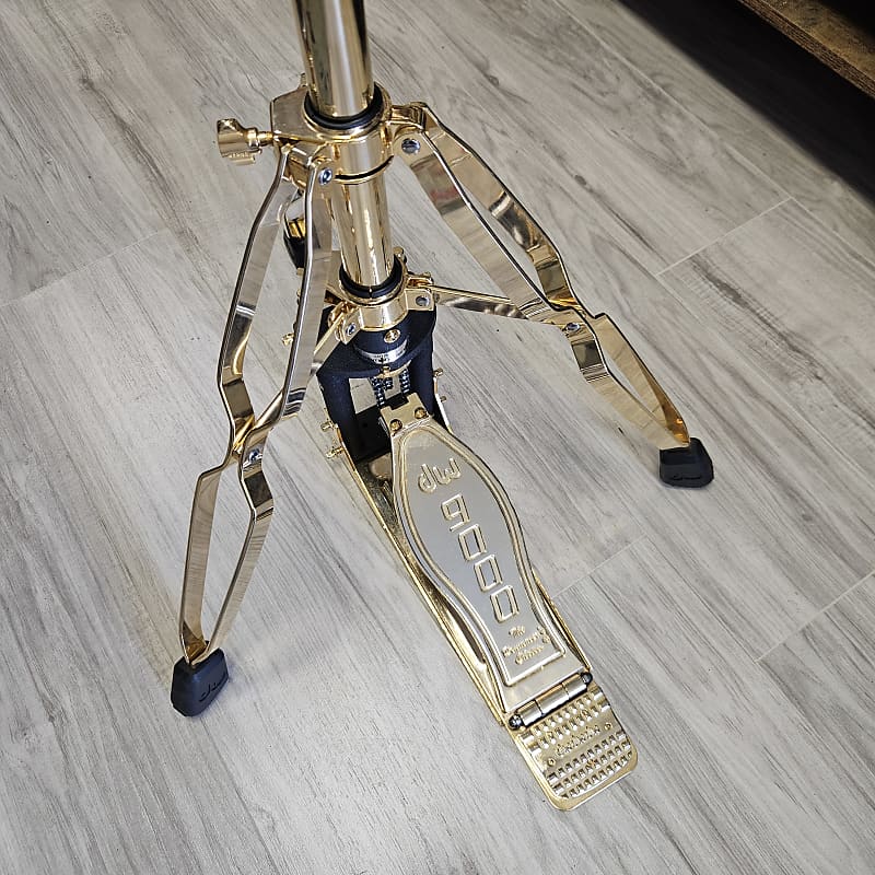 DW 9000 Gold Double Braced Hi Hat Stand | Reverb