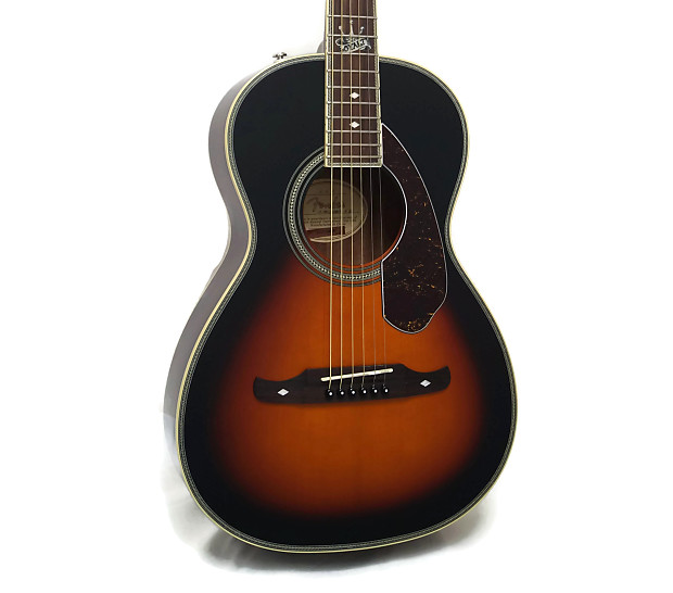 Fender Ron Emory Loyalty Parlor Acoustic Guitar - Sunburst | Reverb