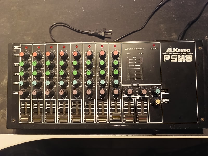 Maxon PSM8 8-Channel Personal Stereo Mixer | Reverb