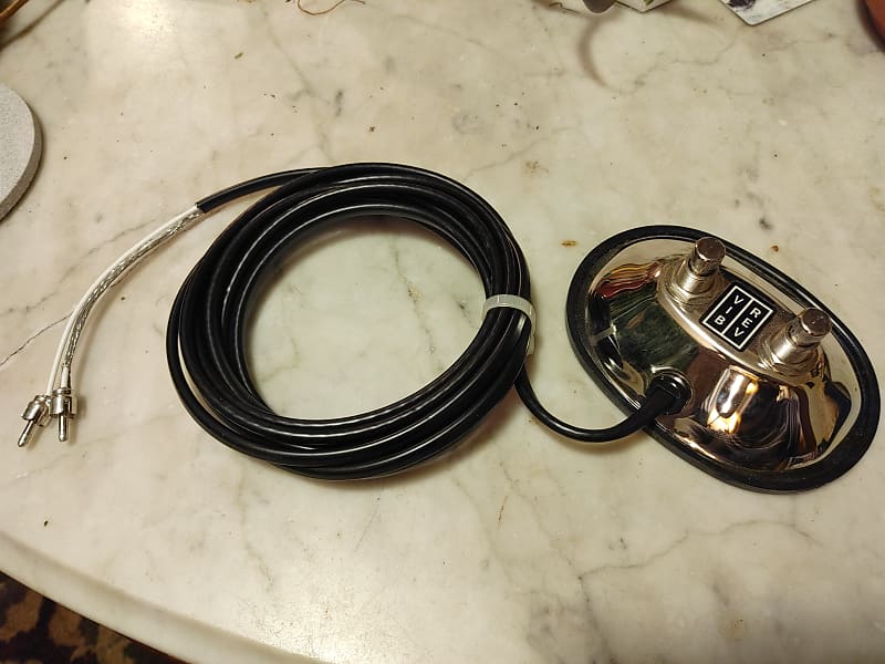 Fender vintage style amp footswitch reissue - chrome | Reverb