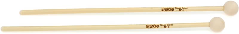Grover Pro Percussion M14 Wood Block Mallets (2-pack) Bundle | Reverb