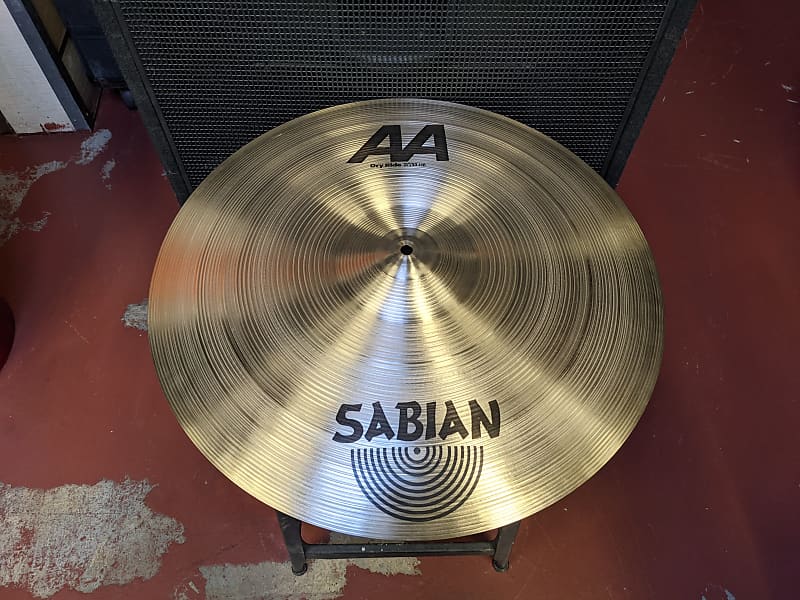 New! Sabian 21" AA Dry Ride Cymbal - Regular Finish - Very | Reverb
