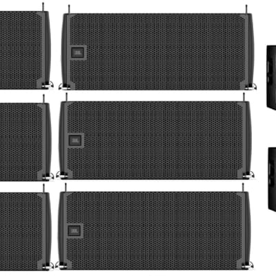 4) DAS Event-208A Dual 8" Powered Line Array Speakers & (2) | Reverb