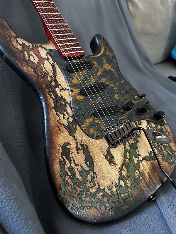 Unbranded Stratocaster 2020 - Fractal Burned matte | Reverb