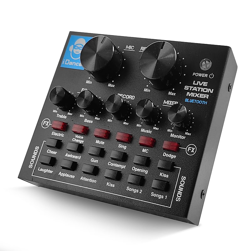 IDANCE Professional Wireless Audio Mixer, 8 Channel Bluetooth | Reverb