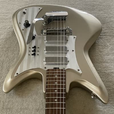 1999 Teisco K56 Sharkfin Reissue Silky Gold Finish w German | Reverb