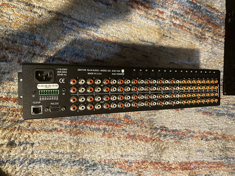 Zektor 16x16 audio Aud1600 | Reverb