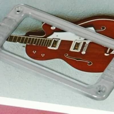 Gretsch Silver Electromatic Pickup Ring Bezel with Mounting | Reverb