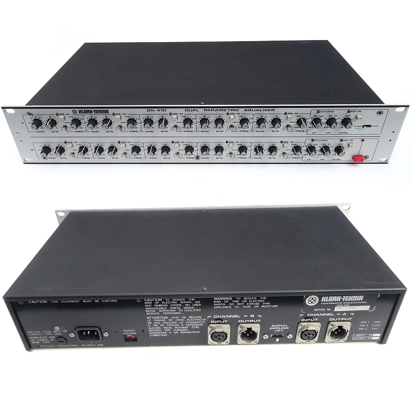 Klark Teknik DN410 Dual Parametric Equaliser - Dual | Reverb Australia