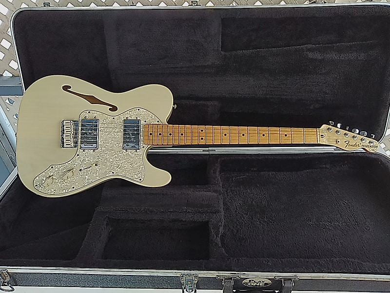 Fender '72 Thinline 2009 - White Blond FSR Chickenhead | Reverb