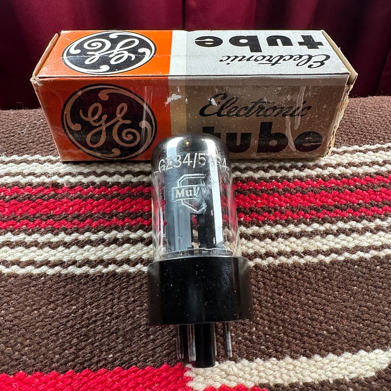 Vintage 1951 Mullard GZ34 Rectifier Tube F31 Blackburn 5AR4 | Reverb