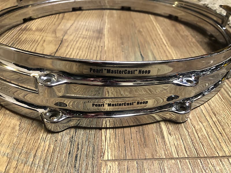 Pearl Mastercast Hoops (snare and batter pair) 14”x10 lug | Reverb