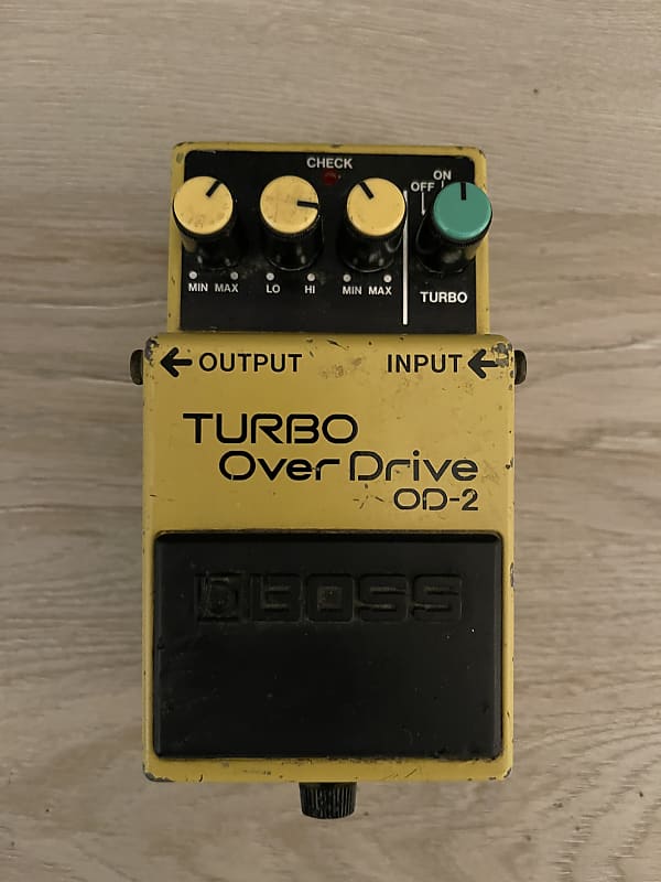 Boss Turbo Overdrive 2 - Black Label - Made in Taiwan | Reverb