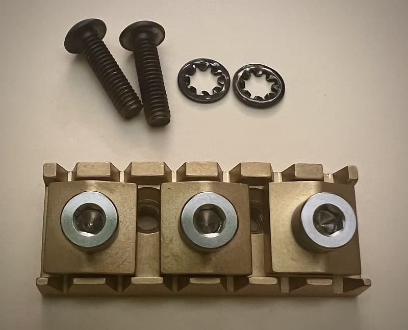 FU-Tone Naval Brass R2 Locking Nut Floyd Rose Upgrade | Reverb